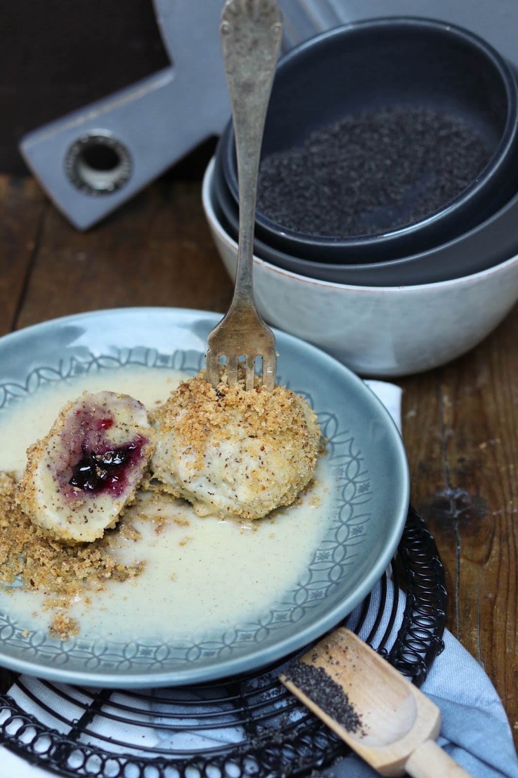Mohn-Quark-Knödel - Leuchttage